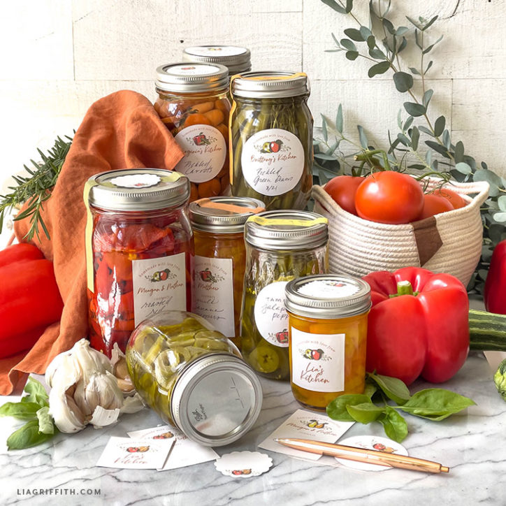 Vintage Canning Labels (Free Printable) - Lia Griffith