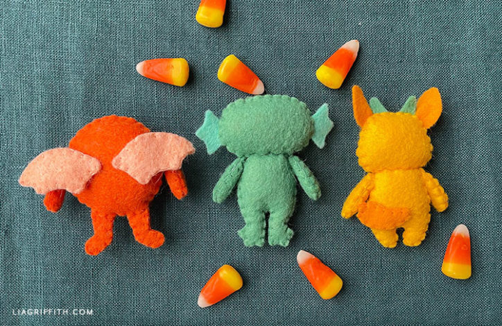 Felt Monster Pocket Pals - Lia Griffith