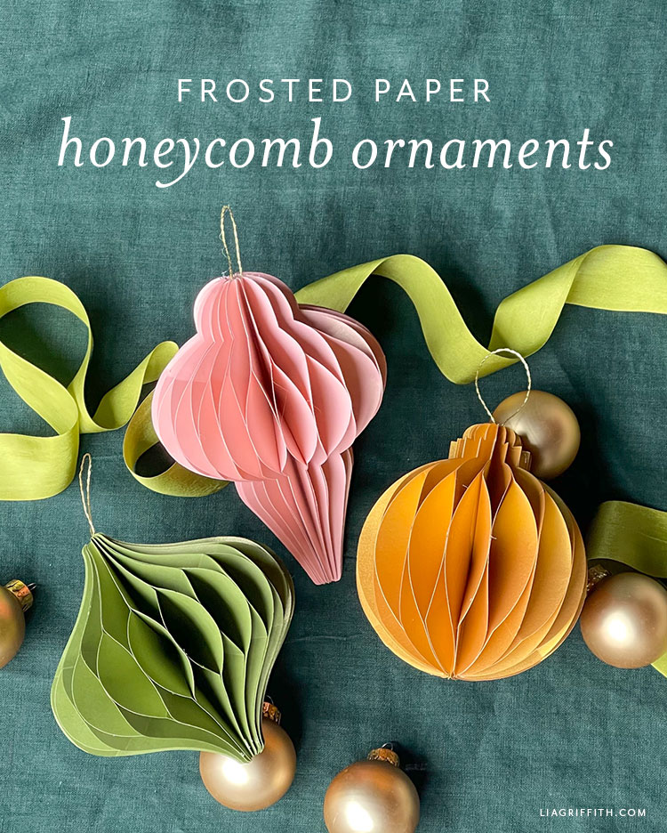 Honeycomb Ornaments Template & Tutorial - Lia Griffith