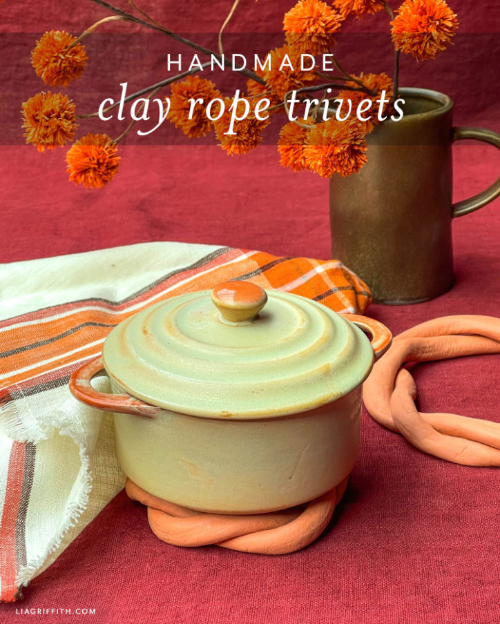 Video Tutorial: Handmade Clay Rope Trivets - Lia Griffith