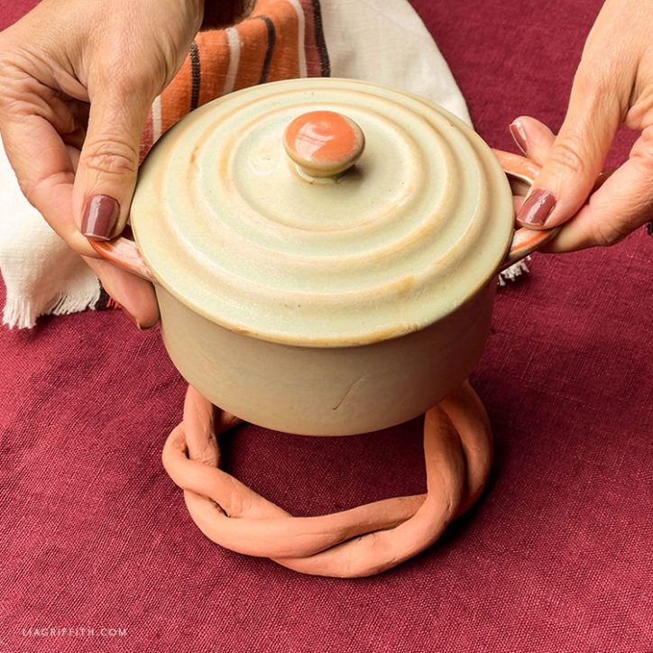 Video Tutorial: Handmade Clay Rope Trivets - Lia Griffith