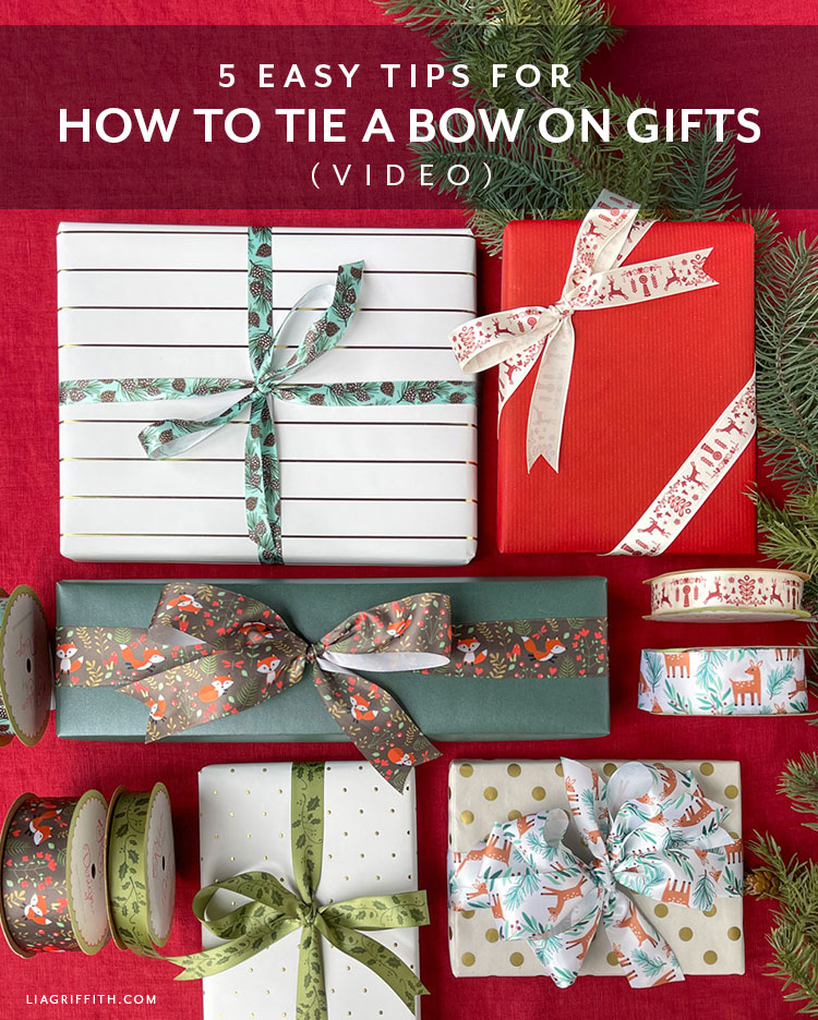 VIDEO: 5 Easy Tips for How to Tie a Bow on Gifts - Lia Griffith