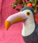 Felt Toucan Stuffie DIY Template & Tutorial - Lia Griffith