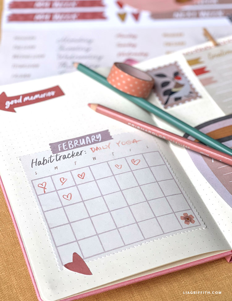 108 Free Bullet Journal Labels - Lia Griffith