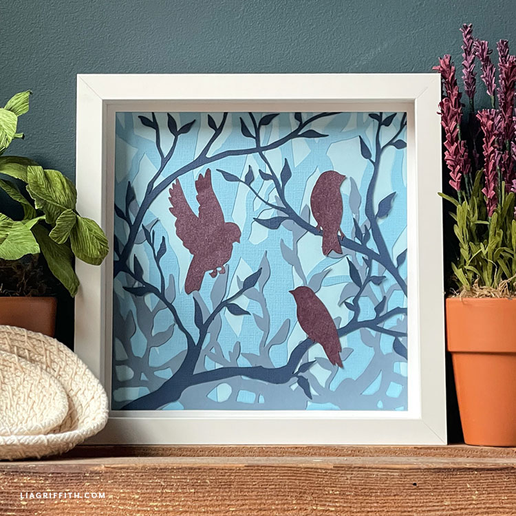 How to Make Your Own Layered Paper Bird Art - Lia Griffith