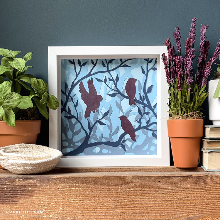 How to Make Your Own Layered Paper Bird Art - Lia Griffith