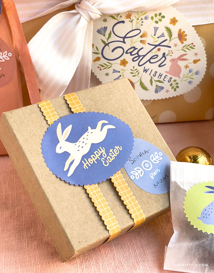 Free Easter Labels & Bunny Treat Box - Lia Griffith