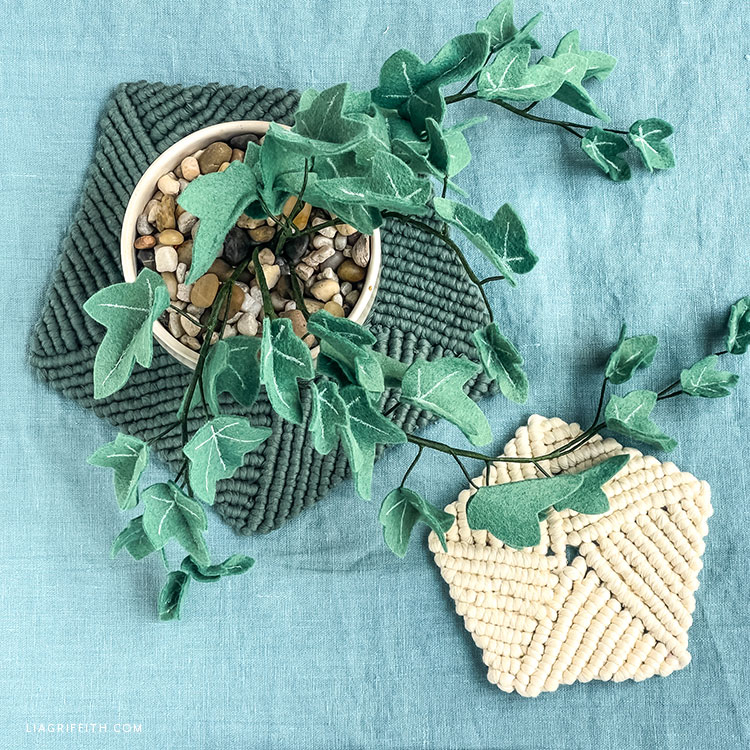 Video Tutorial: Geometric Macrame Coaster - Lia Griffith