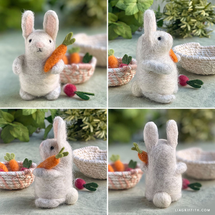 Felted Bunny for Kids: Easy DIY Tutorial - Lia Griffith
