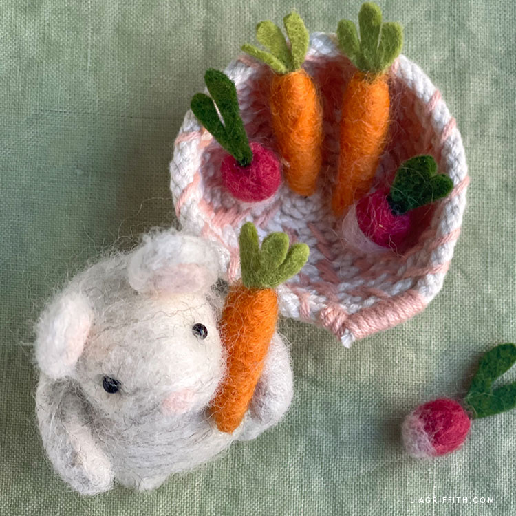 Felted Bunny for Kids: Easy DIY Tutorial - Lia Griffith
