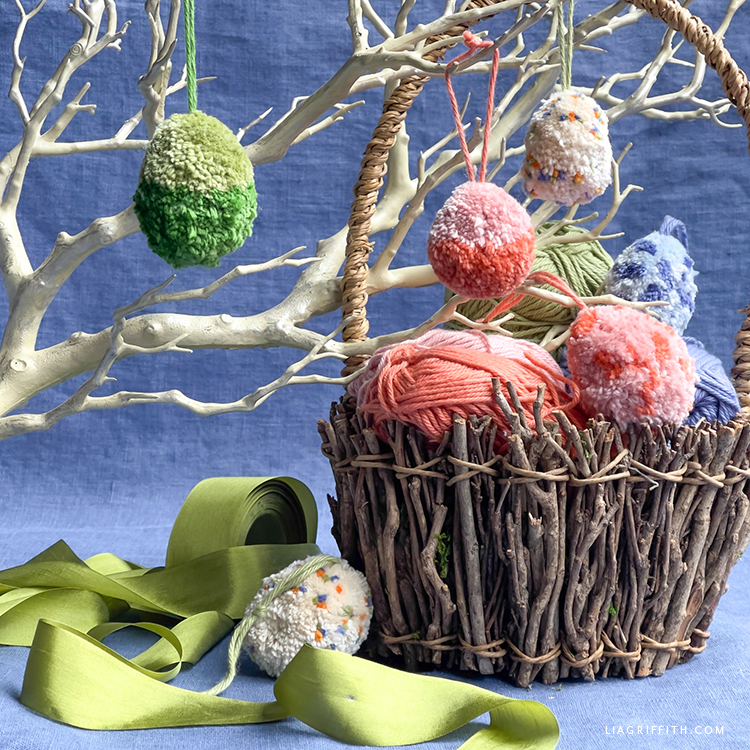 Video Tutorial: Pom Pom Easter Eggs - Lia Griffith