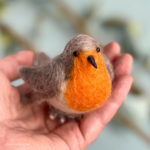 Needle-Felted Robin Template & Tutorial - Lia Griffith