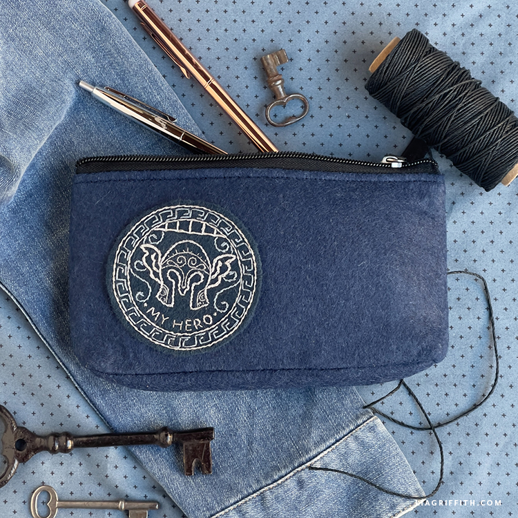 My Hero Embroidered Felt Patch Pattern & Tutorial - Lia Griffith