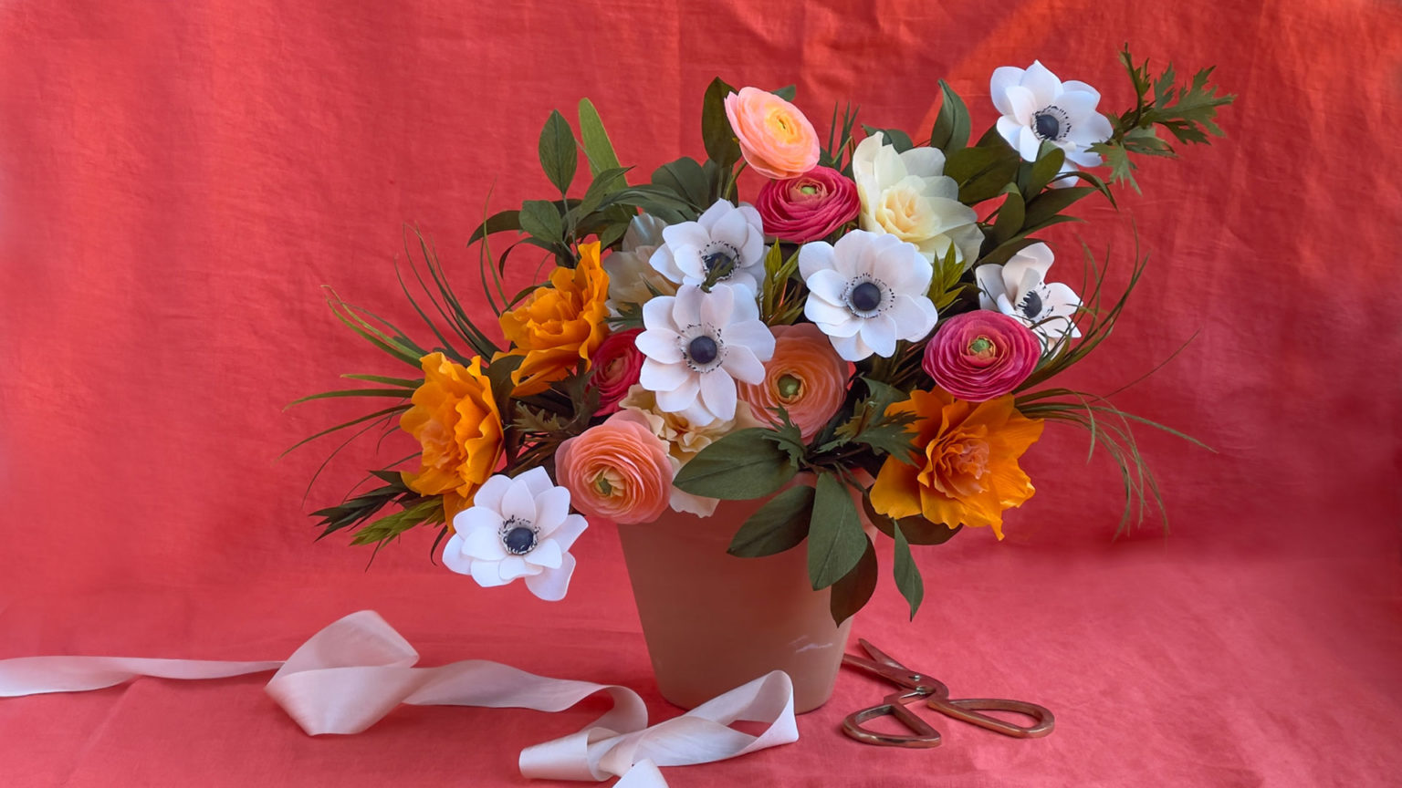 Spring Summit: Crepe Paper Spring Bouquets - Lia Griffith