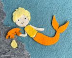 Felt Merfolk Playmat DIY Template & Instructions - Lia Griffith