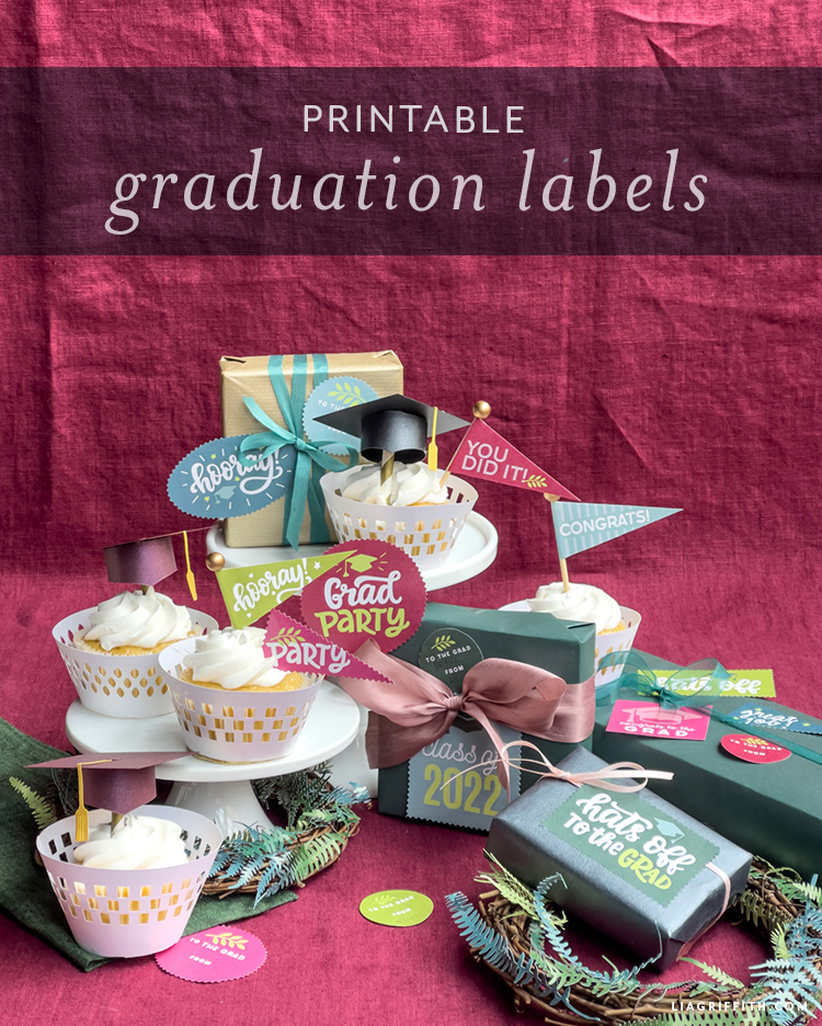 Graduation Labels (Free Printables for Your Grad Party) - Lia Griffith