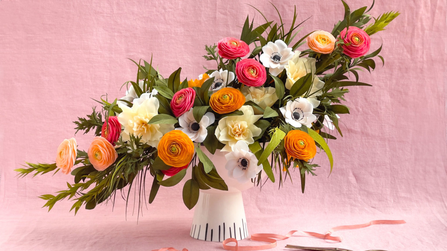 Spring Summit: Crepe Paper Spring Bouquets - Lia Griffith