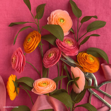 Video: Crepe Paper Ranunculus for Spring - Lia Griffith
