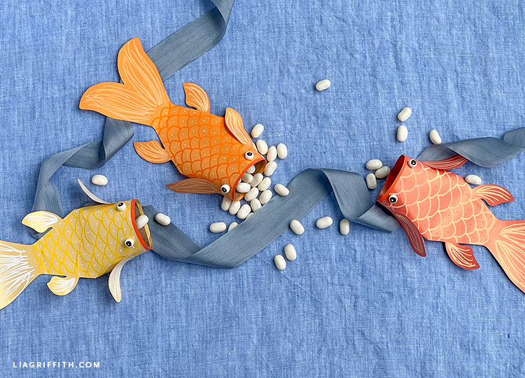 Paper Koi Fish DIY Video Tutorial - Lia Griffith