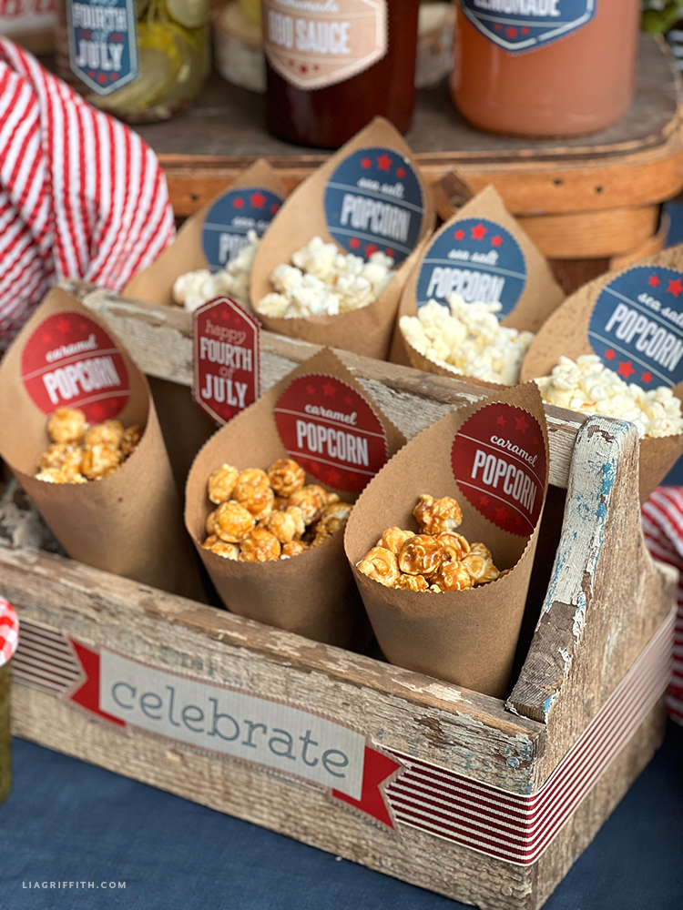 Fourth of July Labels (Free Printable) - Lia Griffith