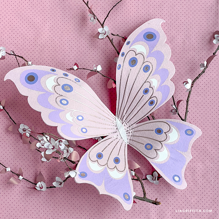 Felt Fairy Wings Template & Tutorial - Lia Griffith