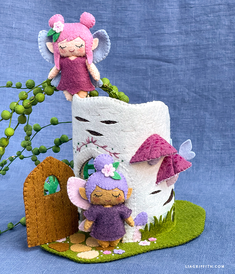 Felt Fairy Pocket Pals DIY Pattern & Tutorial - Lia Griffith