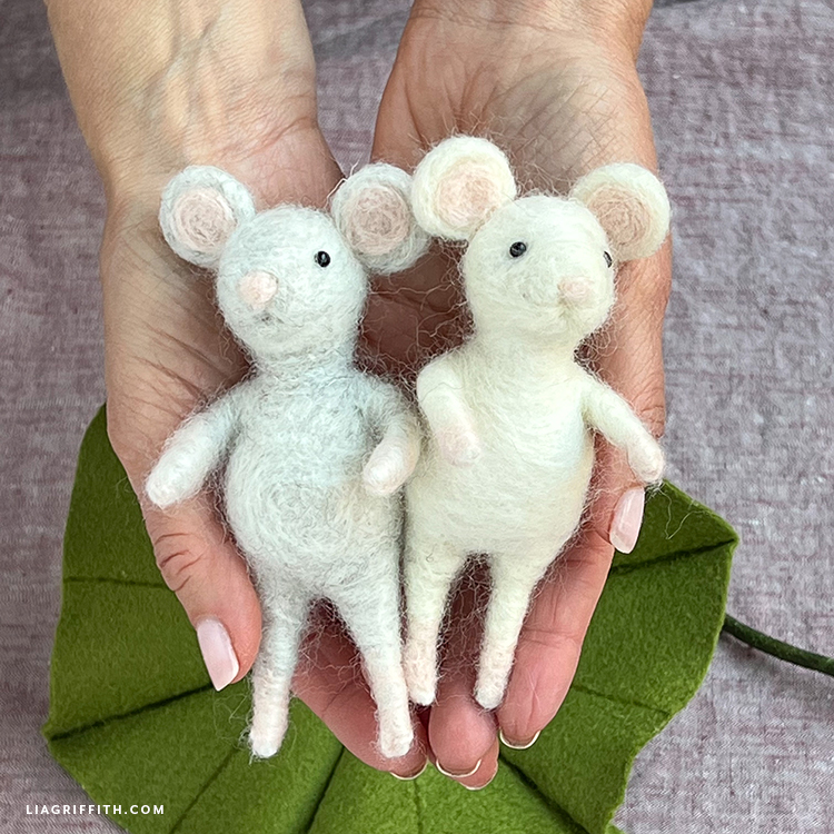 Needle-Felted Mouse DIY Tutorial - Lia Griffith