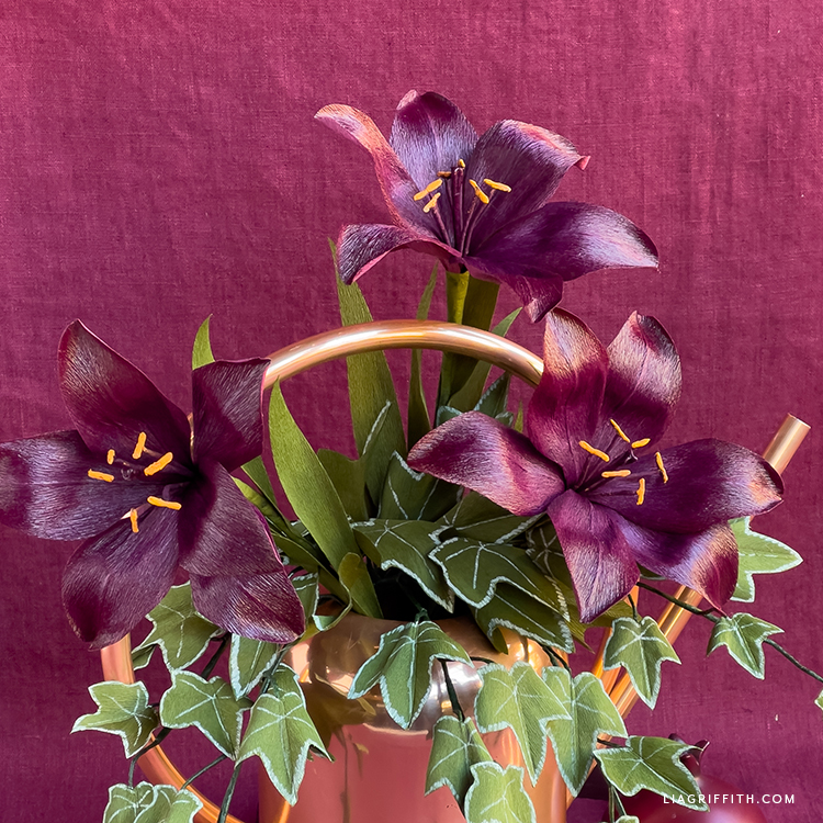 Crepe Paper Lily Flower Workshop - Lia Griffith