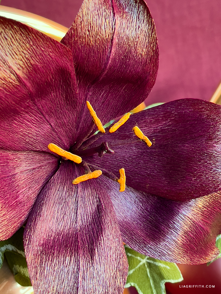 Crepe Paper Lily Flower Workshop - Lia Griffith