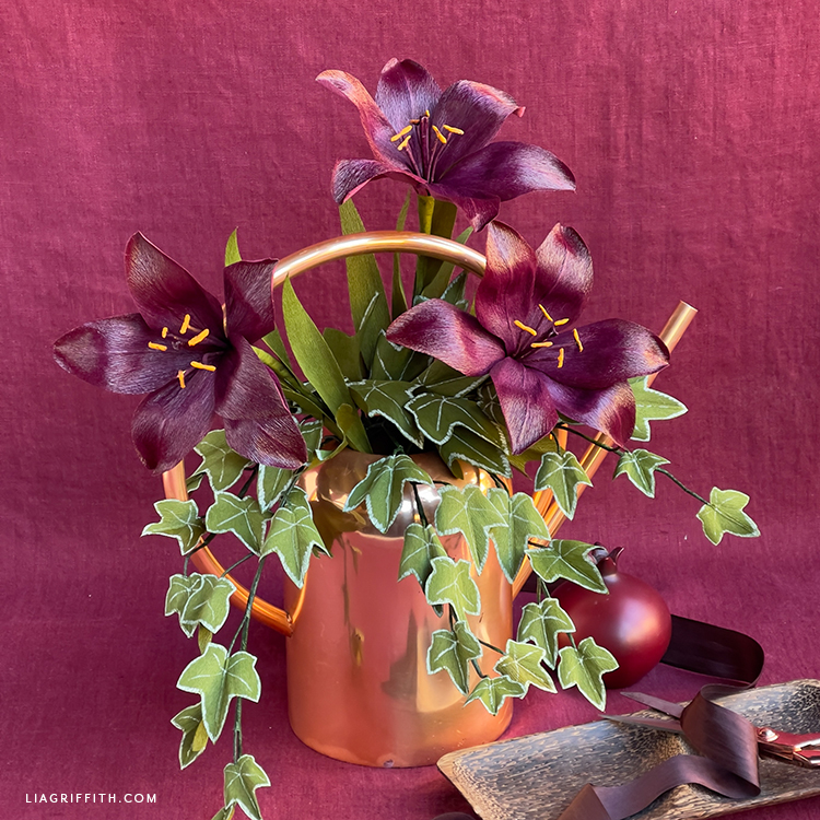 Crepe Paper Lily Flower Workshop - Lia Griffith