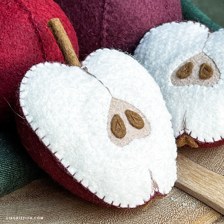 Felt Apples - Lia Griffith