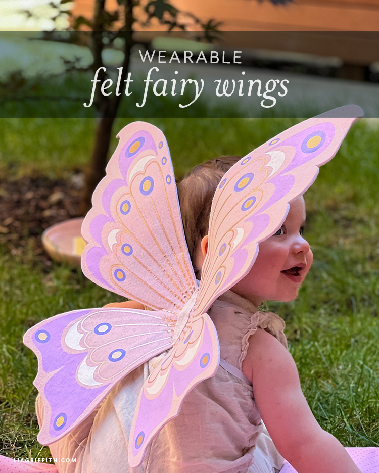 Felt Fairy Wings Template & Tutorial - Lia Griffith