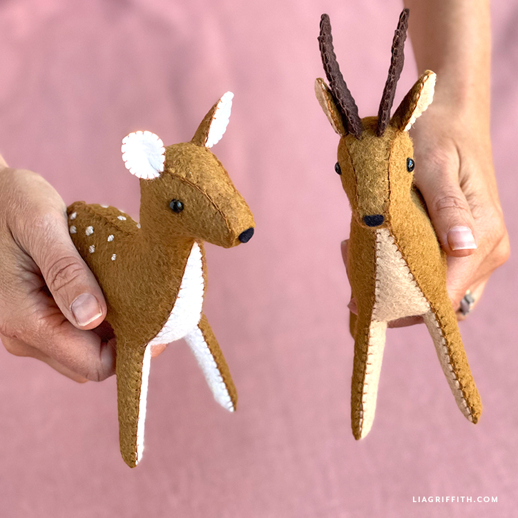 Felt Deer - Lia Griffith