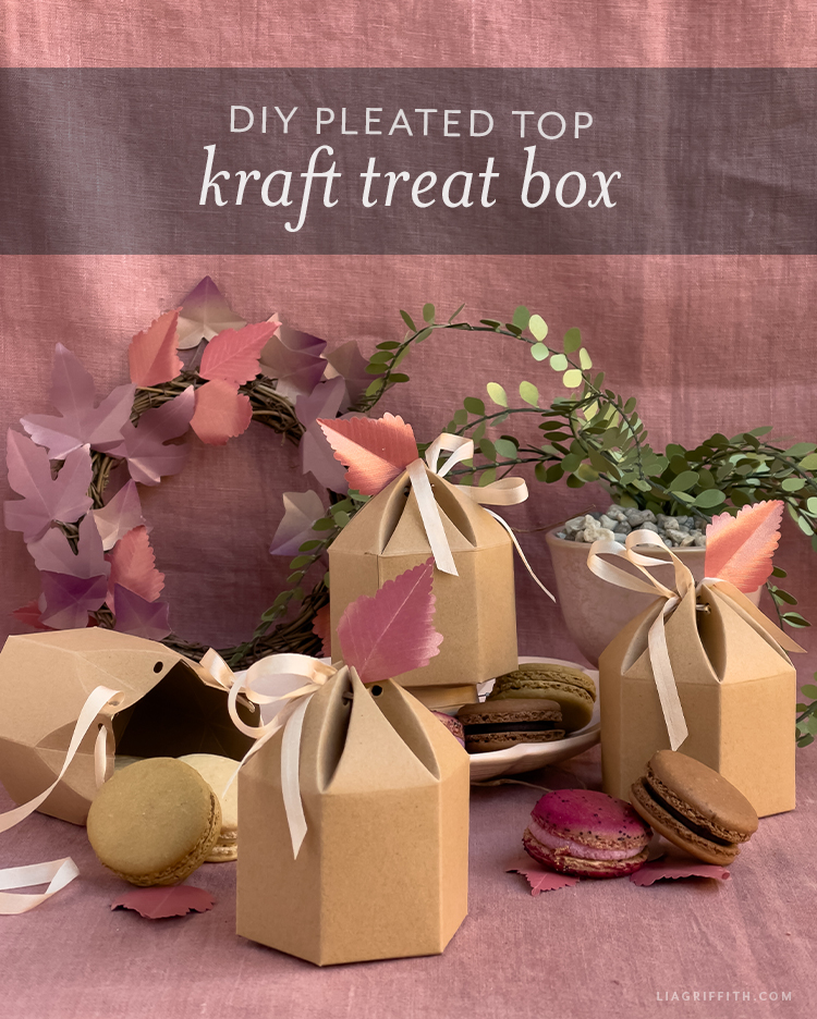 Kraft Paper Treat Box Template - Lia Griffith