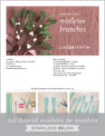 Felt Mistletoe Branches - Lia Griffith