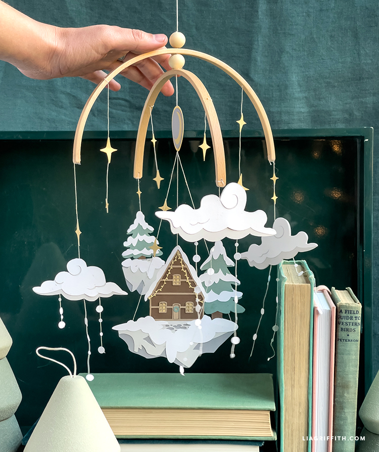 Winter Woodland Mobile DIY Template & Tutorial - Lia Griffith