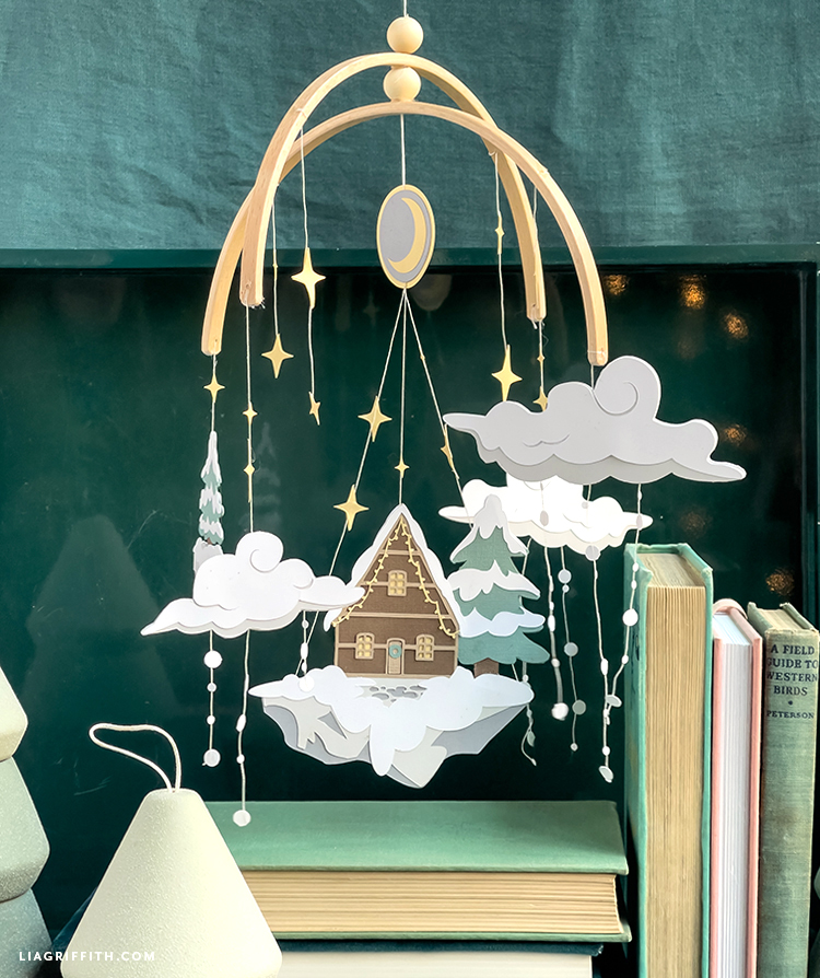 Winter Woodland Mobile DIY Template & Tutorial - Lia Griffith