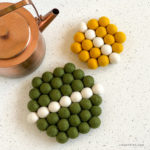 VIDEO: Wool Felt Ball Trivets DIY Tutorial - Lia Griffith
