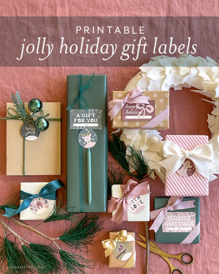 Holiday Gift Labels (Free Printables) - Lia Griffith