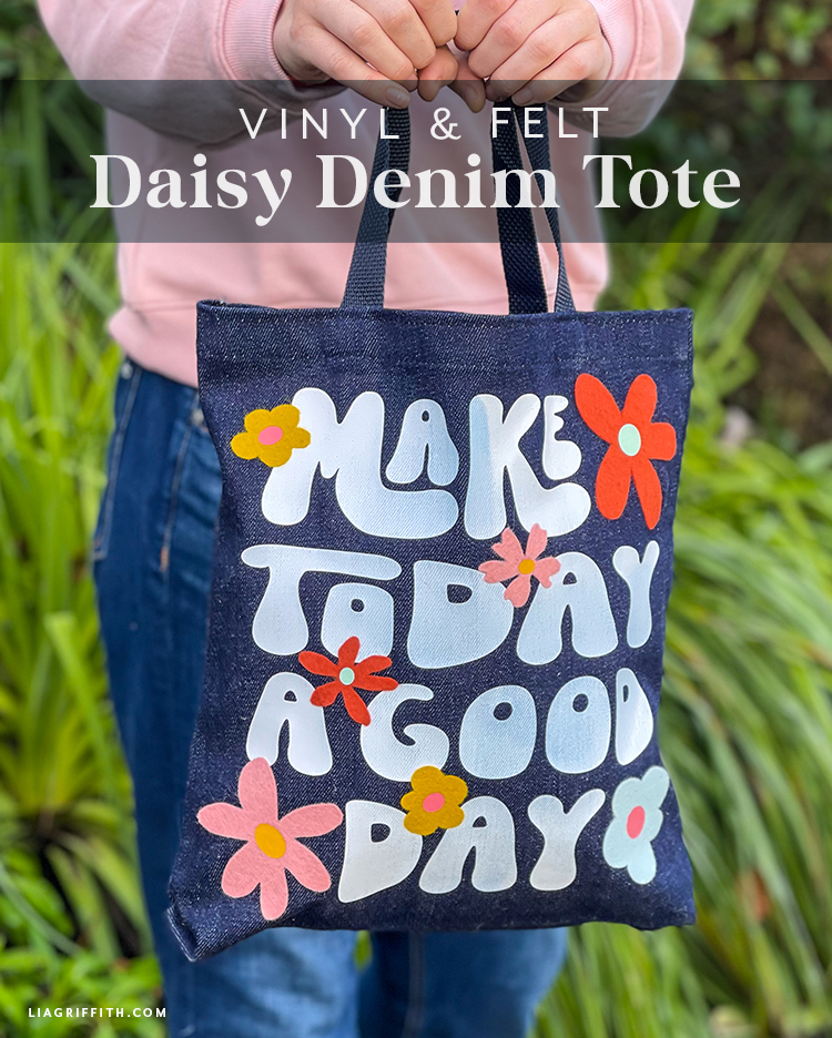 Daisy Tote Bag DIY Tutorial - Lia Griffith