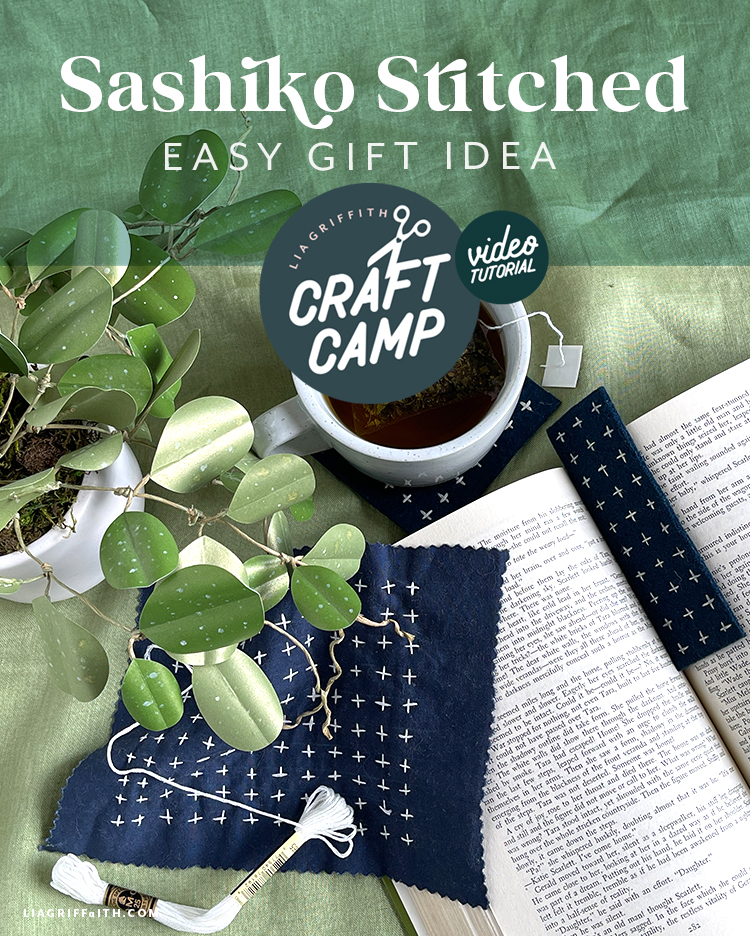 Sashiko Pattern for Beginners DIY Video Tutorial - Lia Griffith