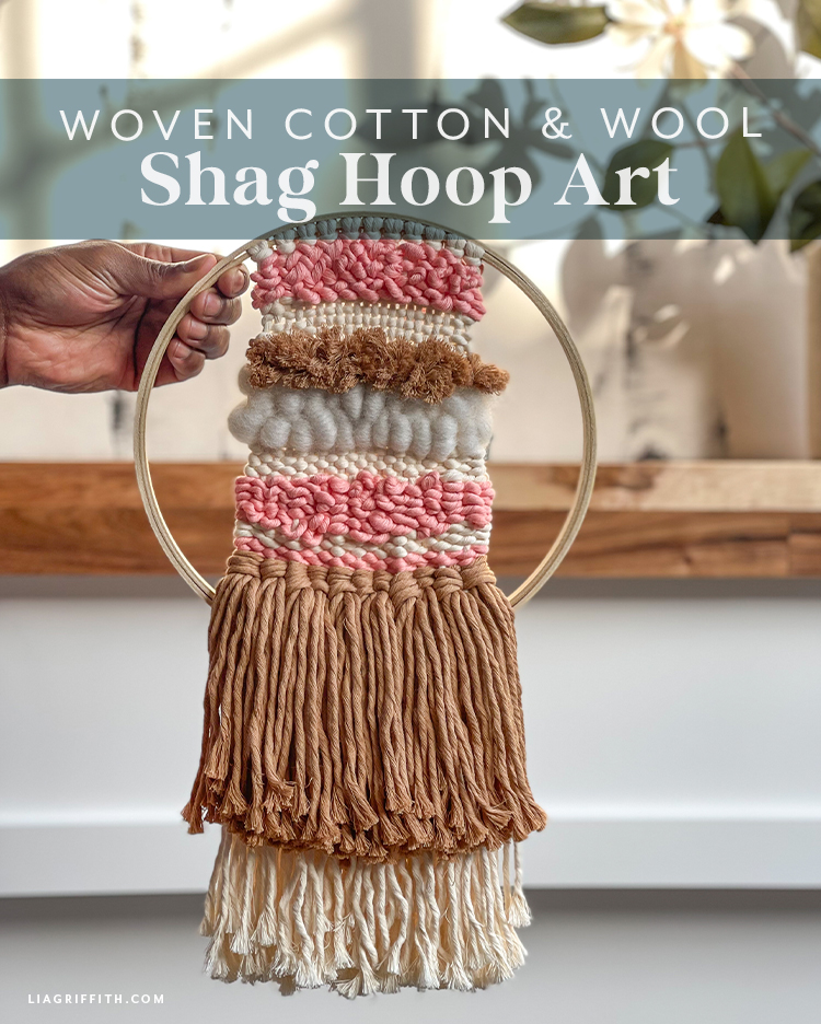 Shag Wall Hanging DIY Tutorial - Lia Griffith