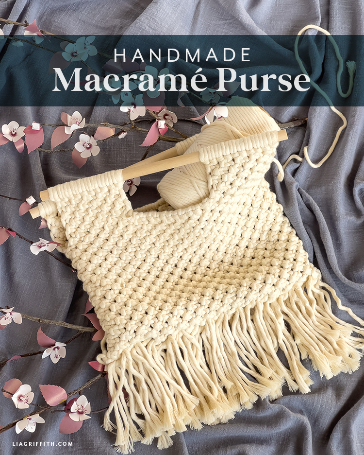 Macrame Purse DIY Tutorial - Lia Griffith