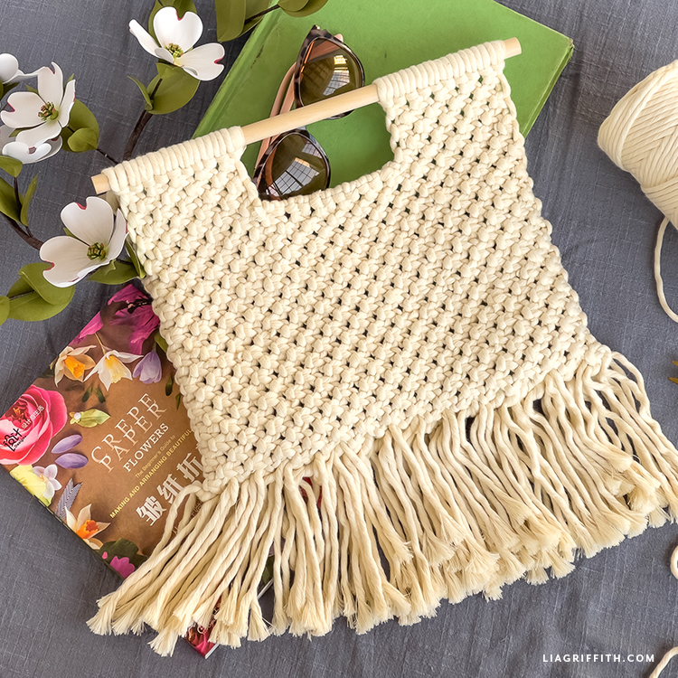 Macrame Purse DIY Tutorial - Lia Griffith