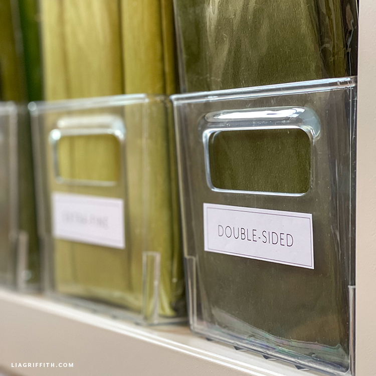 Craft Room Organization Labels (Free Printable) - Lia Griffith