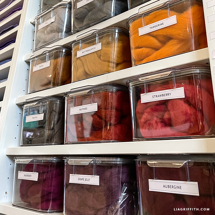 Craft Room Organization Labels (Free Printable) - Lia Griffith