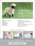 Felt Sheep Stuffie DIY Template & Tutorial - Lia Griffith