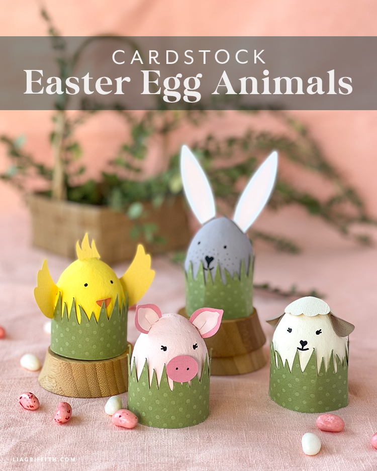 Easter Egg Animals DIY Template & Tutorial - Lia Griffith