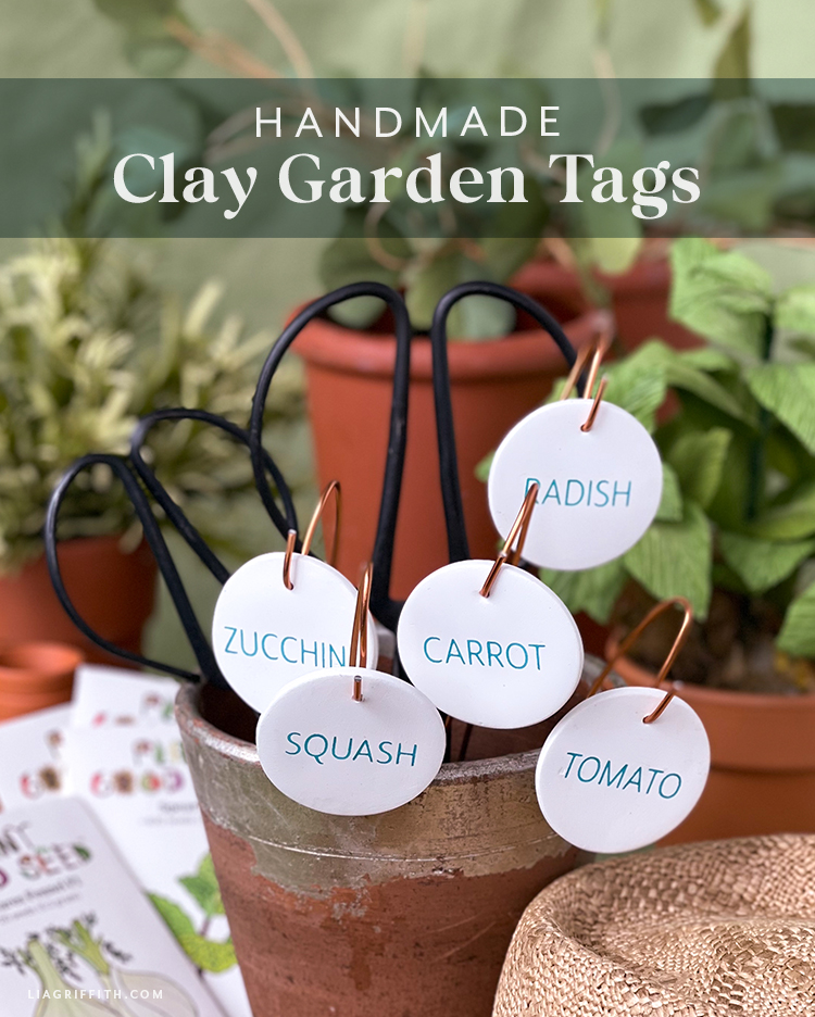 Clay Garden Labels Template & Tutorial - Lia Griffith