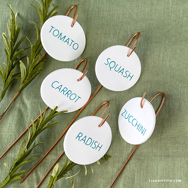 Clay Garden Labels Template & Tutorial - Lia Griffith